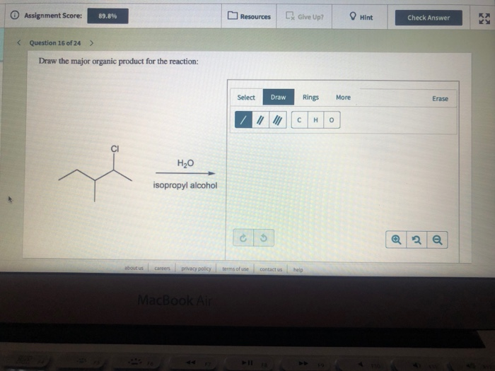Solved Assignment Score: 89.8% Resources D Give Up? Hint | Chegg.com