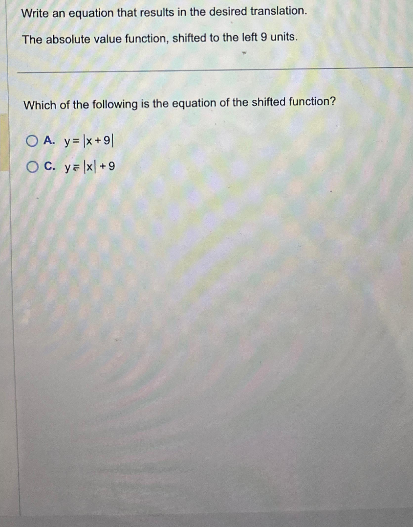 Solved Write an equation that results in the desired | Chegg.com