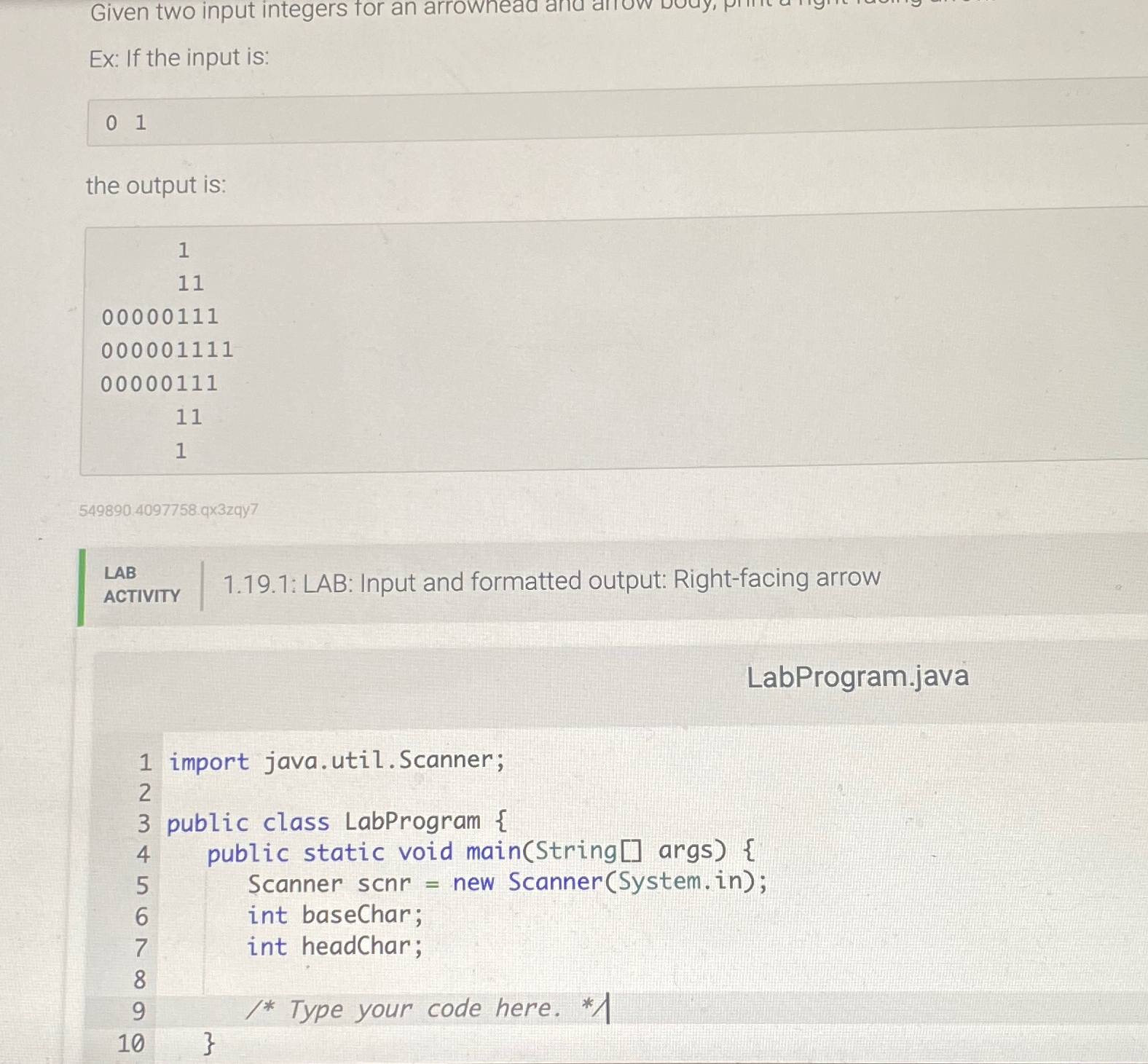 Solved Ex: If the input is:0,1the output | Chegg.com