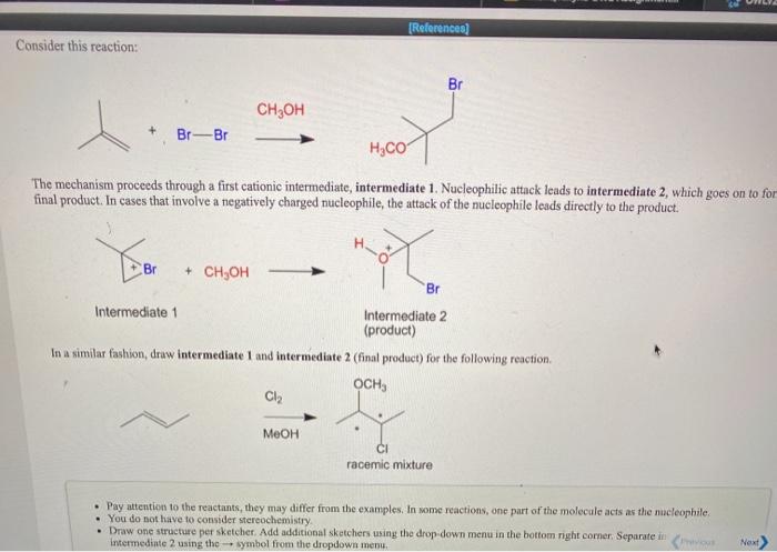 Solved ce WLA (References) Consider this reaction: Br CH2OH | Chegg.com