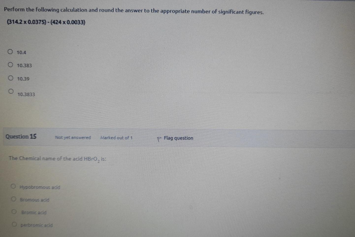 Solved Perform the following calculation and round the | Chegg.com