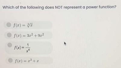 Solved Which of the following does NOT represent a power | Chegg.com