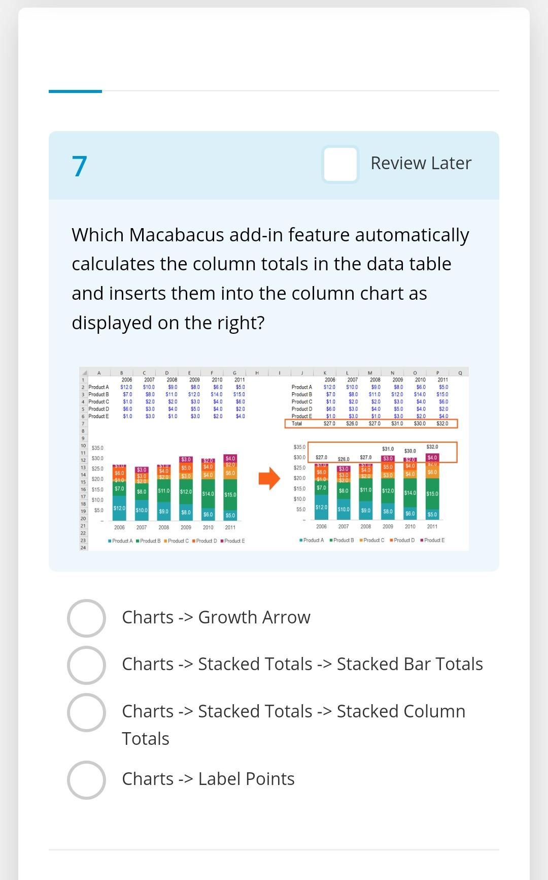 Solved Which Macabacus add-in feature automatically | Chegg.com