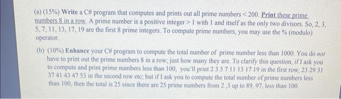 Solved A 15 Write A C Program That Computes And Prints