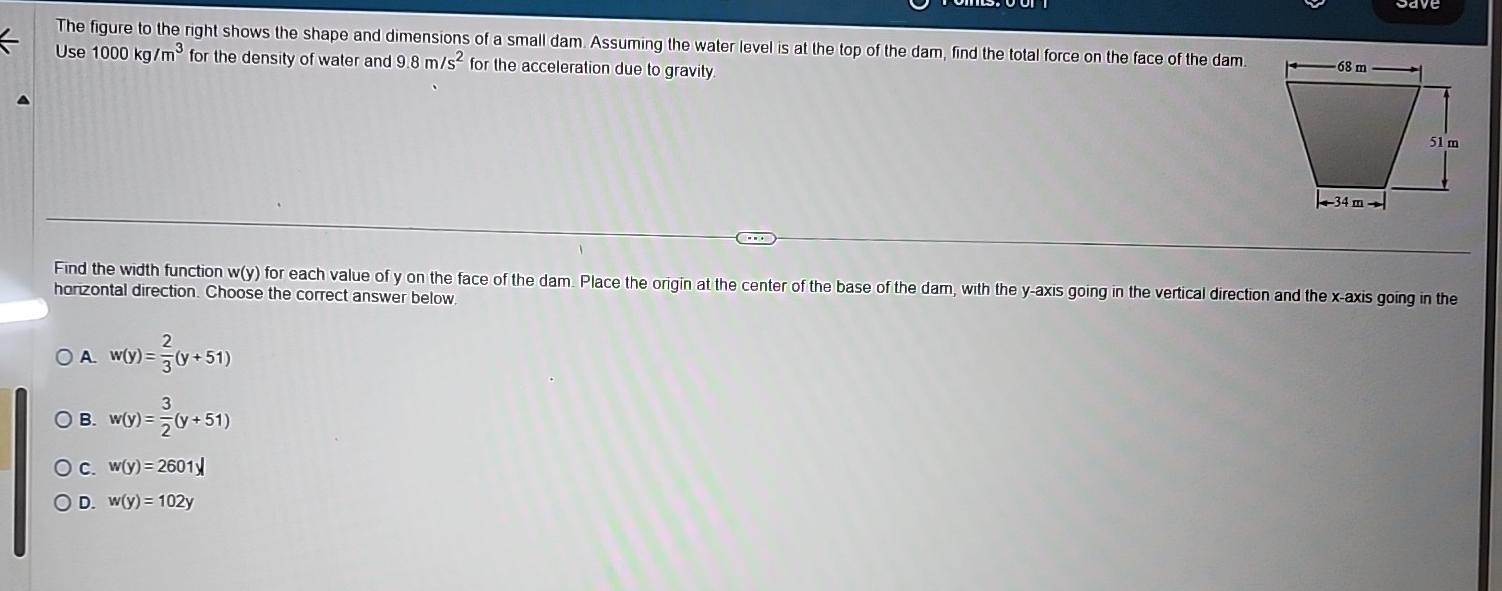 Solved The figure to the right shows the shape and | Chegg.com