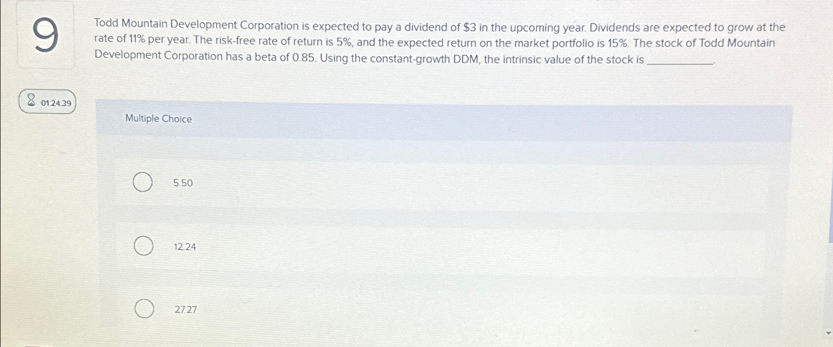 Solved Todd Mountain Development Corporation is expected to | Chegg.com