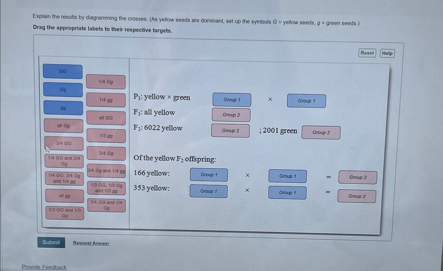 Solved Explain the results by diagramming the crosses. (As | Chegg.com