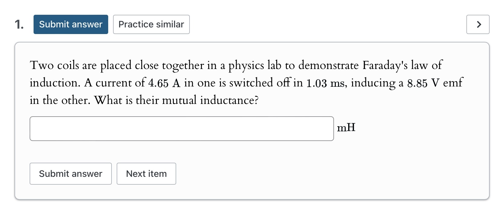 Solved Two coils are placed close together in a physics lab | Chegg.com