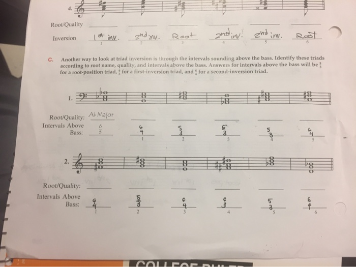 Root Quality Inversion ist inv. and my. Root andin. | Chegg.com