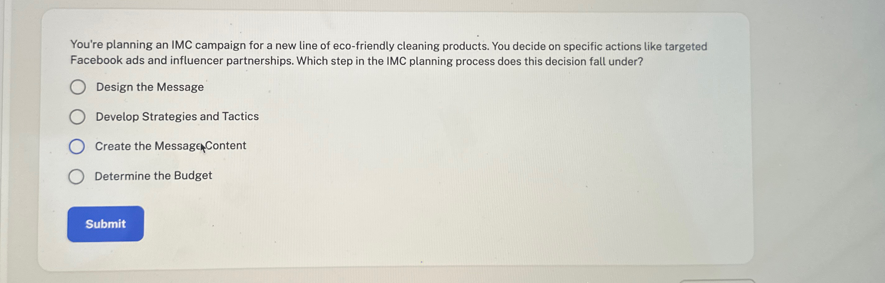 Solved You're planning an IMC campaign for a new line of | Chegg.com