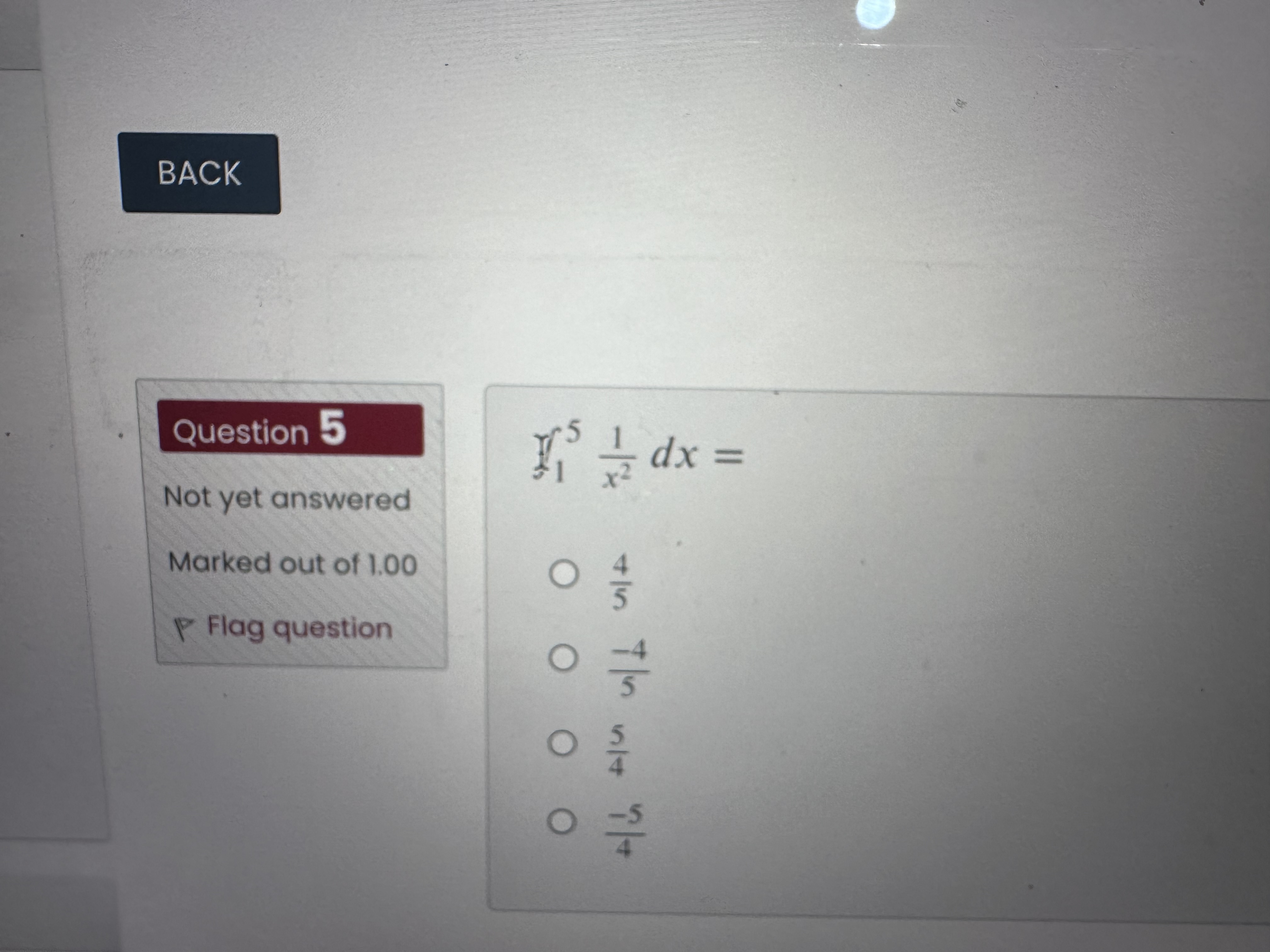 Solved Question 5Not yet answeredMarked out of 1.00Flag | Chegg.com Solved Question 5Not yet answeredMarked out of 1.00Flag | Chegg.com