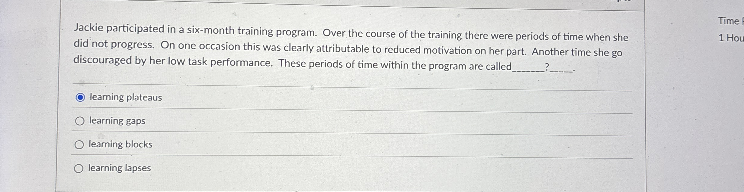 Solved Jackie participated in a six-month training program. | Chegg.com