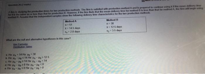 Solved What are the nult and altermative typotheses in this | Chegg.com