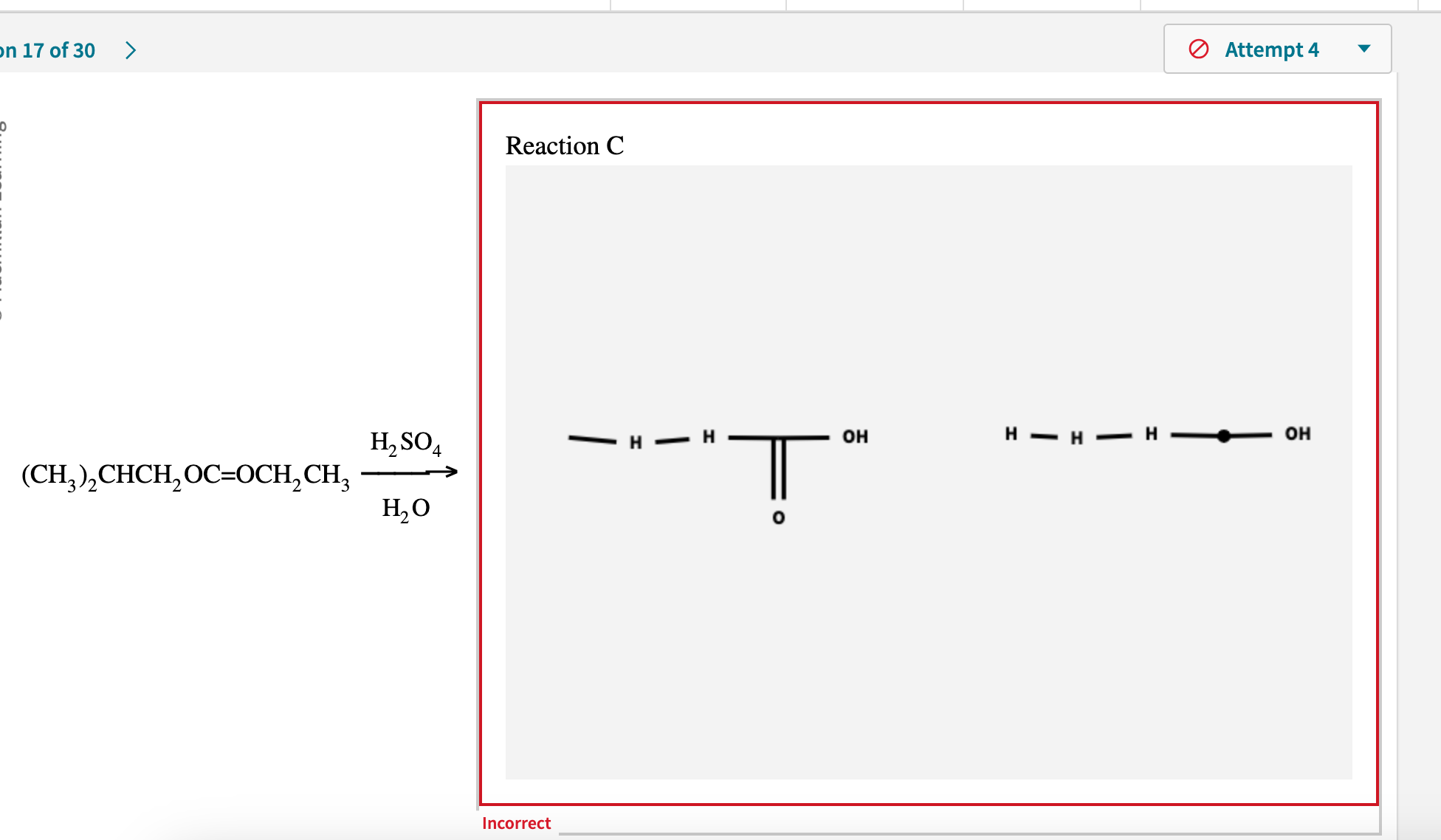 Solved draw the products formed when each ester is | Chegg.com