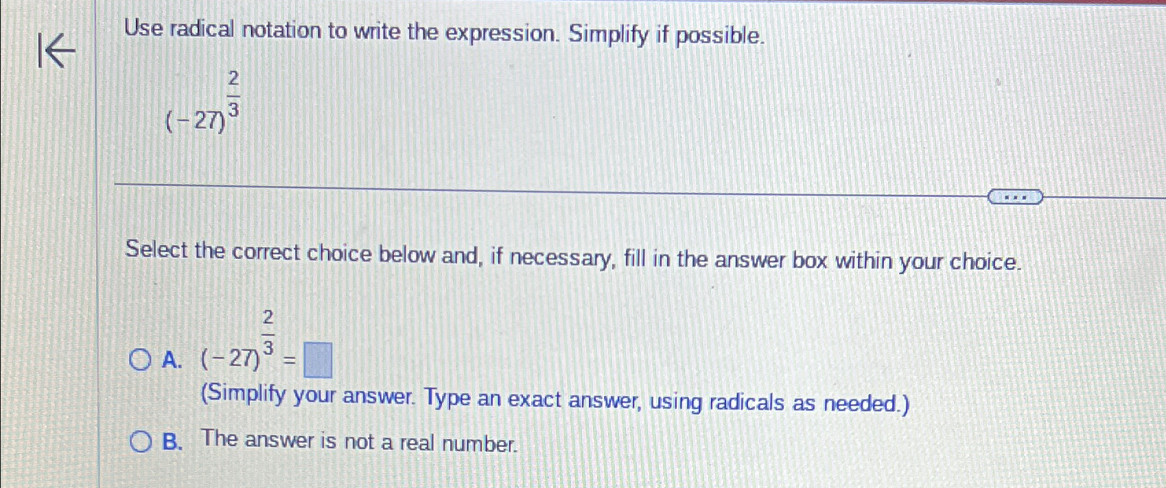 Solved Use radical notation to write the expression. | Chegg.com