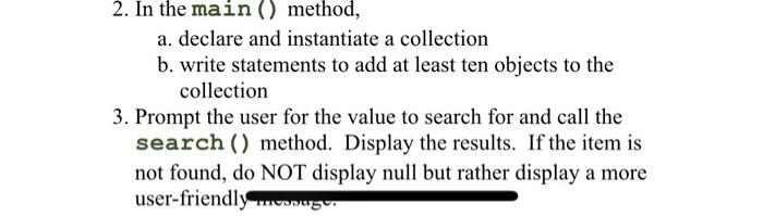 Solved Programming Assignment 4 Collection Class Problem 