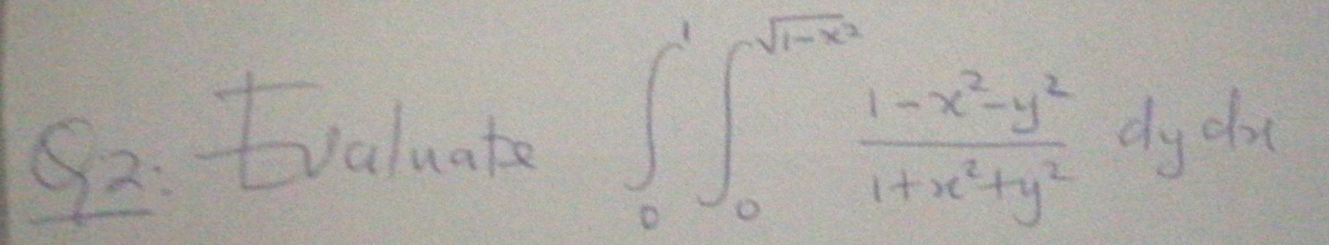 Solved - 92 Evaluate 1-x- trety dy du | Chegg.com
