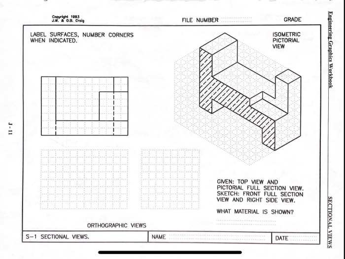 Solved SKETCH FRONT FULL SECTION VIEW AND RIGHT SIDE VIEW. | Chegg.com