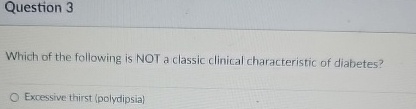 Solved Question 3Which of the following is NOT a classic | Chegg.com