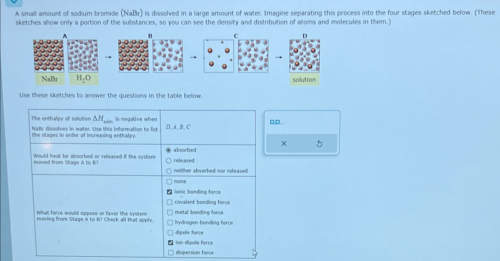 Solved A small amount of sodium bromide ( ﻿NaBr ) ﻿is | Chegg.com