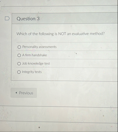 Solved Question 3Which of the following is NOT an evaluative | Chegg.com