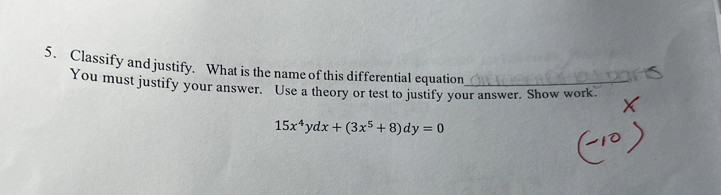 Solved Classify and justify. What is the name of this | Chegg.com
