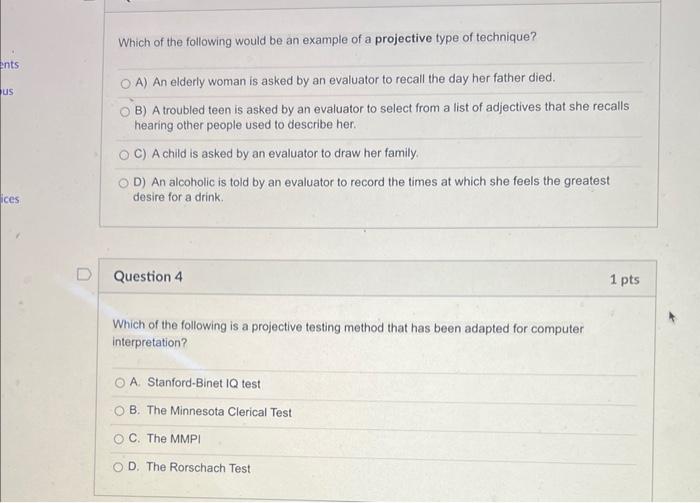 Solved Which of the following would be an example of a | Chegg.com