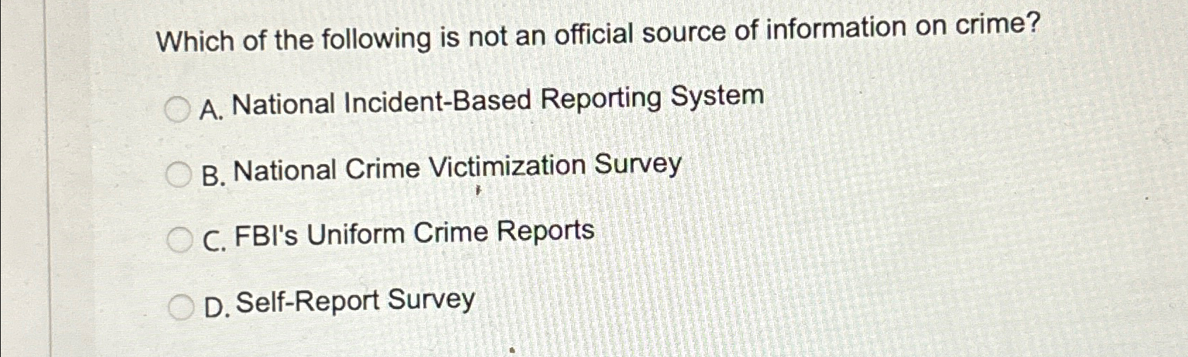 Solved Which of the following is not an official source of | Chegg.com