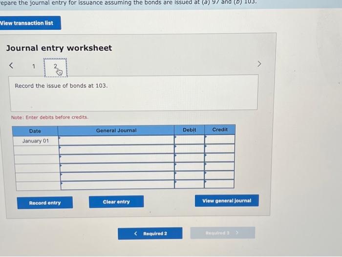 Solved repare journal entries to record (a) the issuance of | Chegg.com
