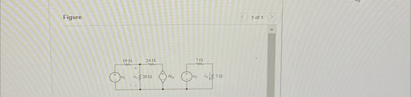Solved Figure1 of 1Consider the circuit shown and figure | Chegg.com