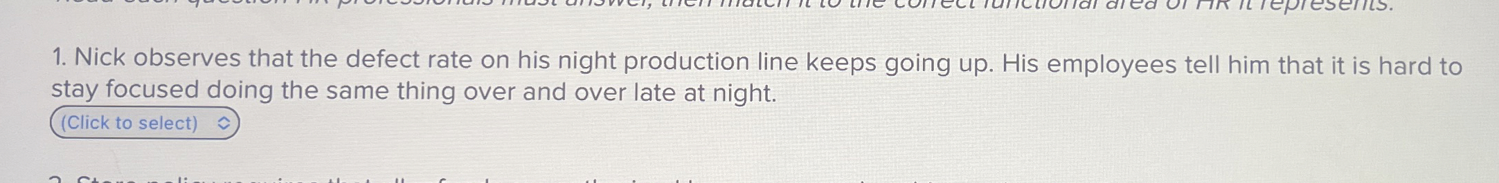 Solved Nick observes that the defect rate on his night | Chegg.com