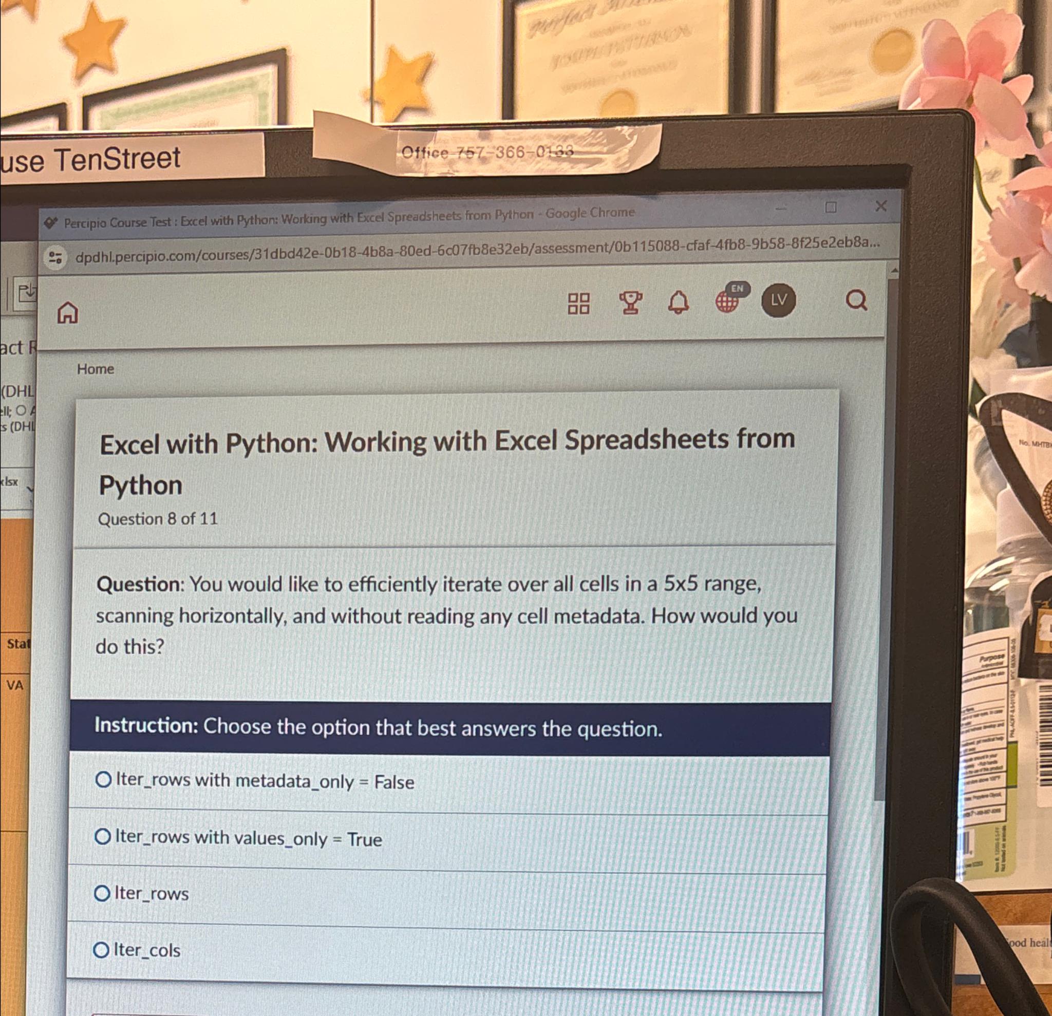 Solved Question: You would like to efficiently iterate over | Chegg.com