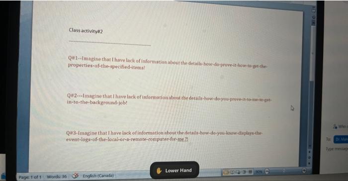 Solved Q11-4Imagine that 1 have lack of information about | Chegg.com