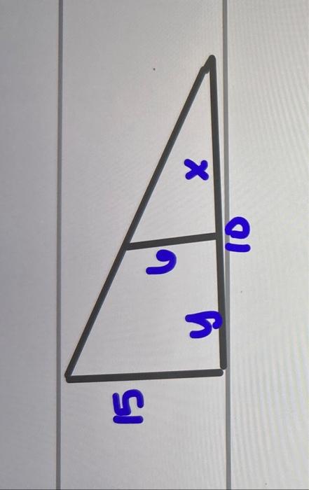 Solved determine the values of x and y determine the | Chegg.com