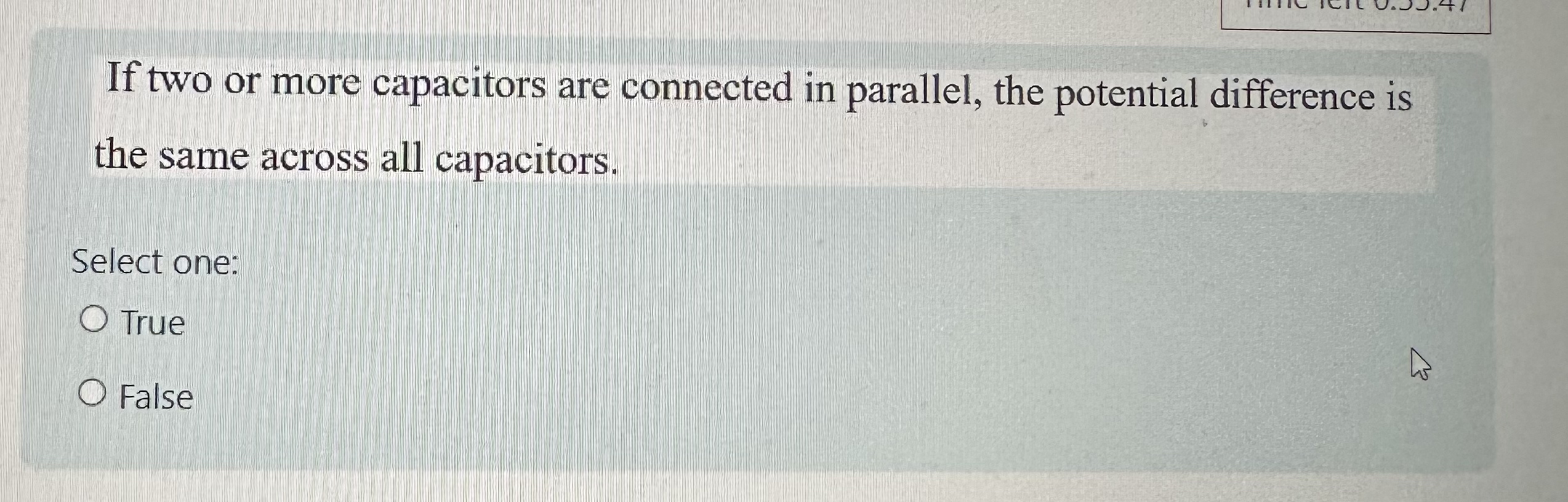 Solved If two or more capacitors are connected in parallel, | Chegg.com