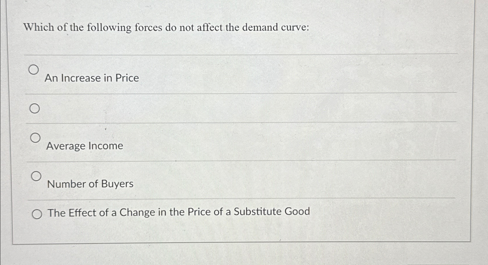Solved Which of the following forces do not affect the | Chegg.com