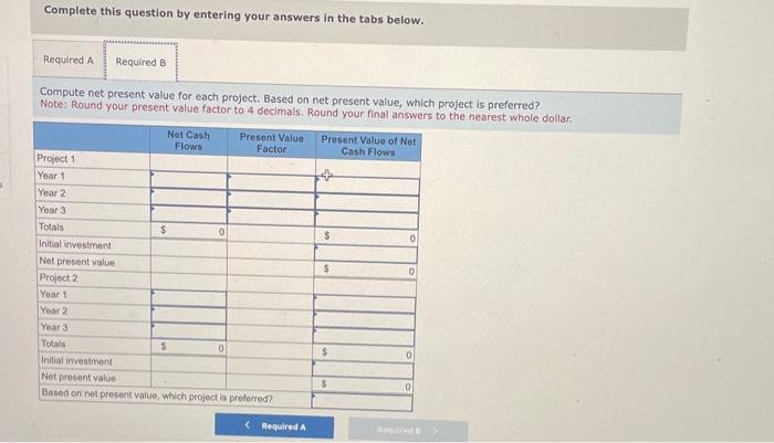 Solved Exercise 26-9 (Static) Payback period; net present | Chegg.com
