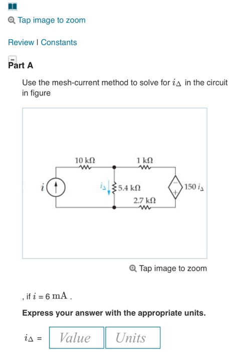 Solved Tap image to zoom Review Constants Part A Use the | Chegg.com