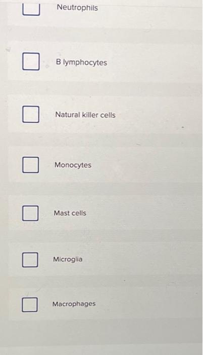 Solved Which of the following cells engage in phagocytosis? | Chegg.com