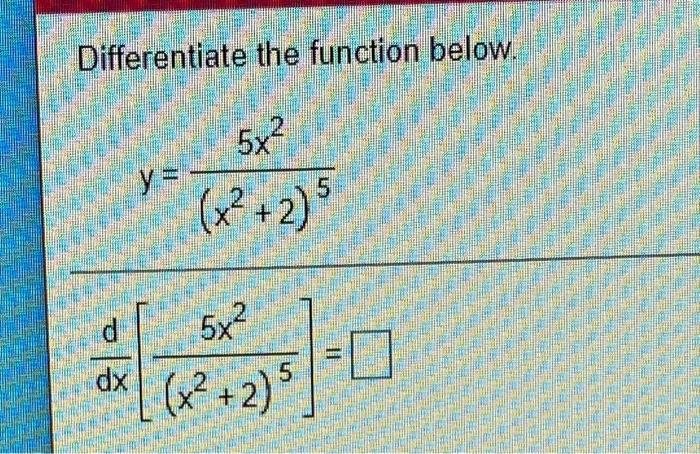 Solved Differentiate the function. y = (2x -x + 1) (-x+2) | Chegg.com