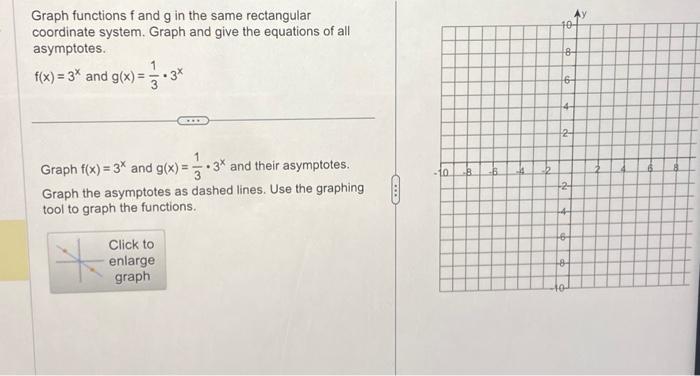 Solved Graph functions f and g in the same rectangular | Chegg.com