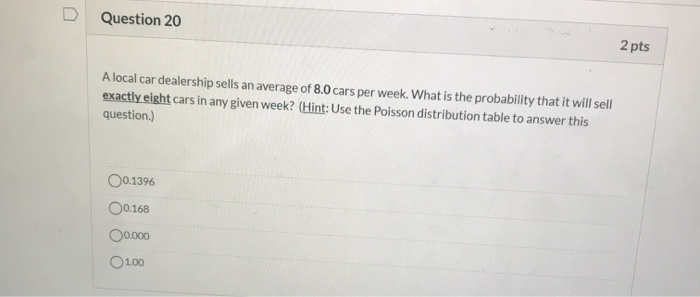Solved 2 pts Question 19 Which of the following statements | Chegg.com