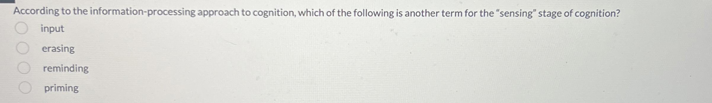 Solved According to the information-processing approach to | Chegg.com