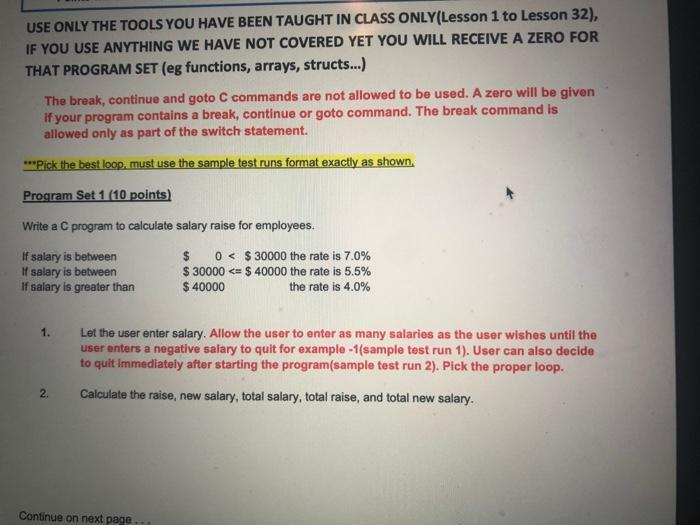 Solved please read the instructions carefully, only stdio.h | Chegg.com