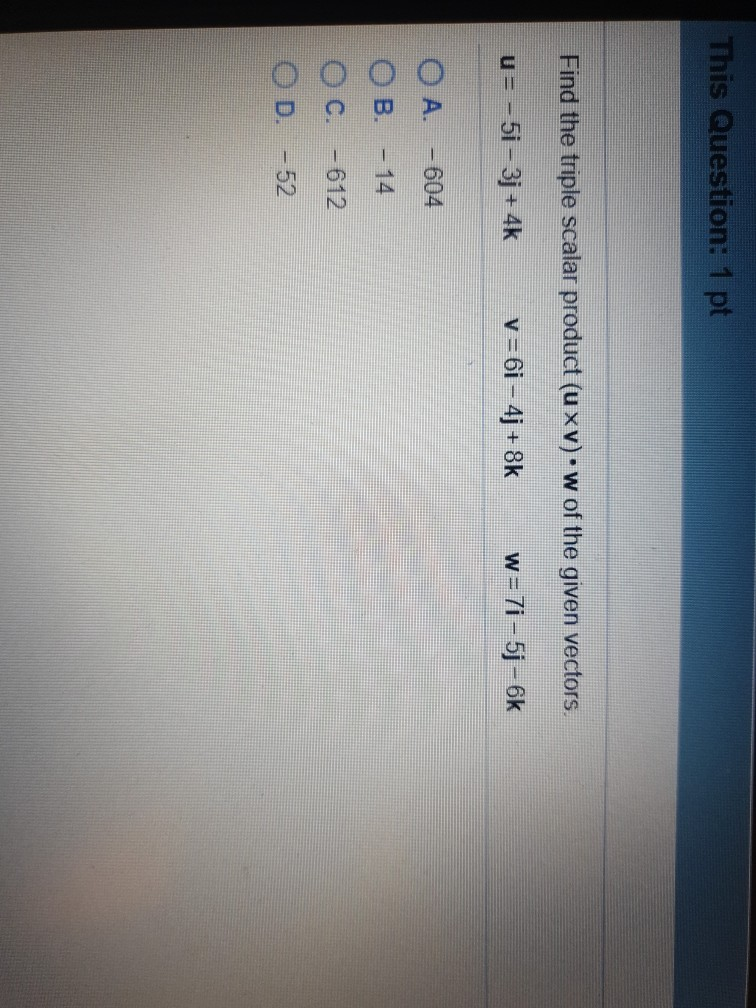 Solved This Question: 1 pt 8 of 10 (0 complete) Find | Chegg.com