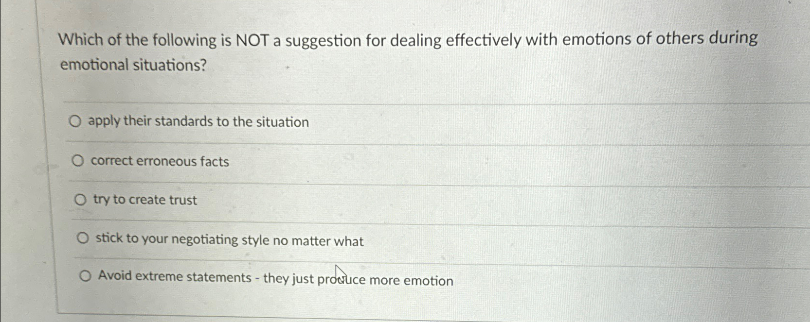 Solved Which of the following is NOT a suggestion for | Chegg.com