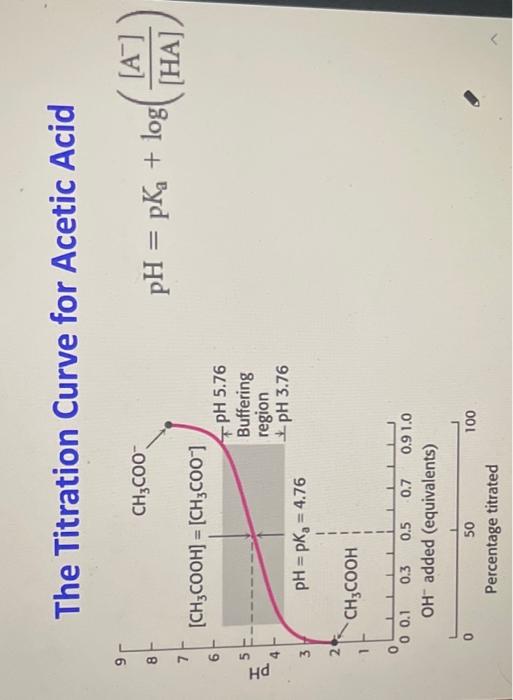 Solved The Titration Curve for Acetic Acid | Chegg.com