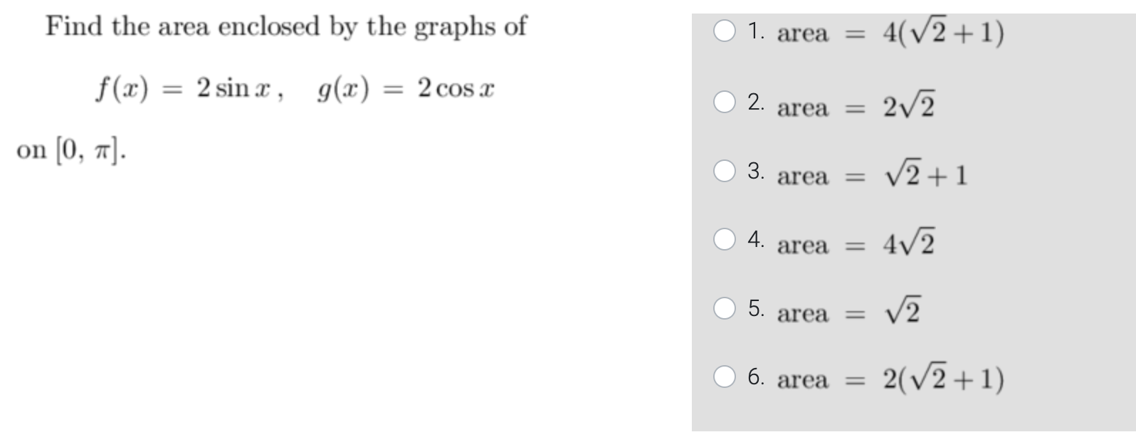 Solved Find the area enclosed by the graphs | Chegg.com