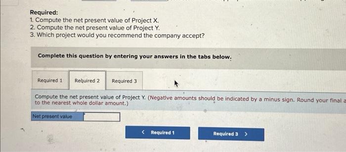 Solved Exercise 12-14 (Algo) Comparison of Projects Using | Chegg.com