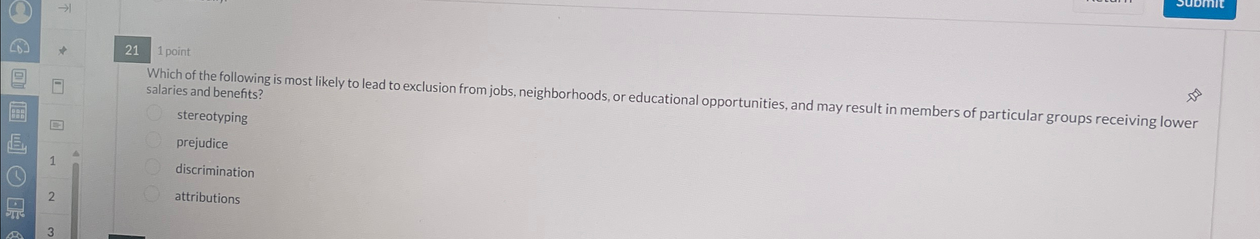 Solved 211 ﻿pointWhich of the following is most likely to | Chegg.com